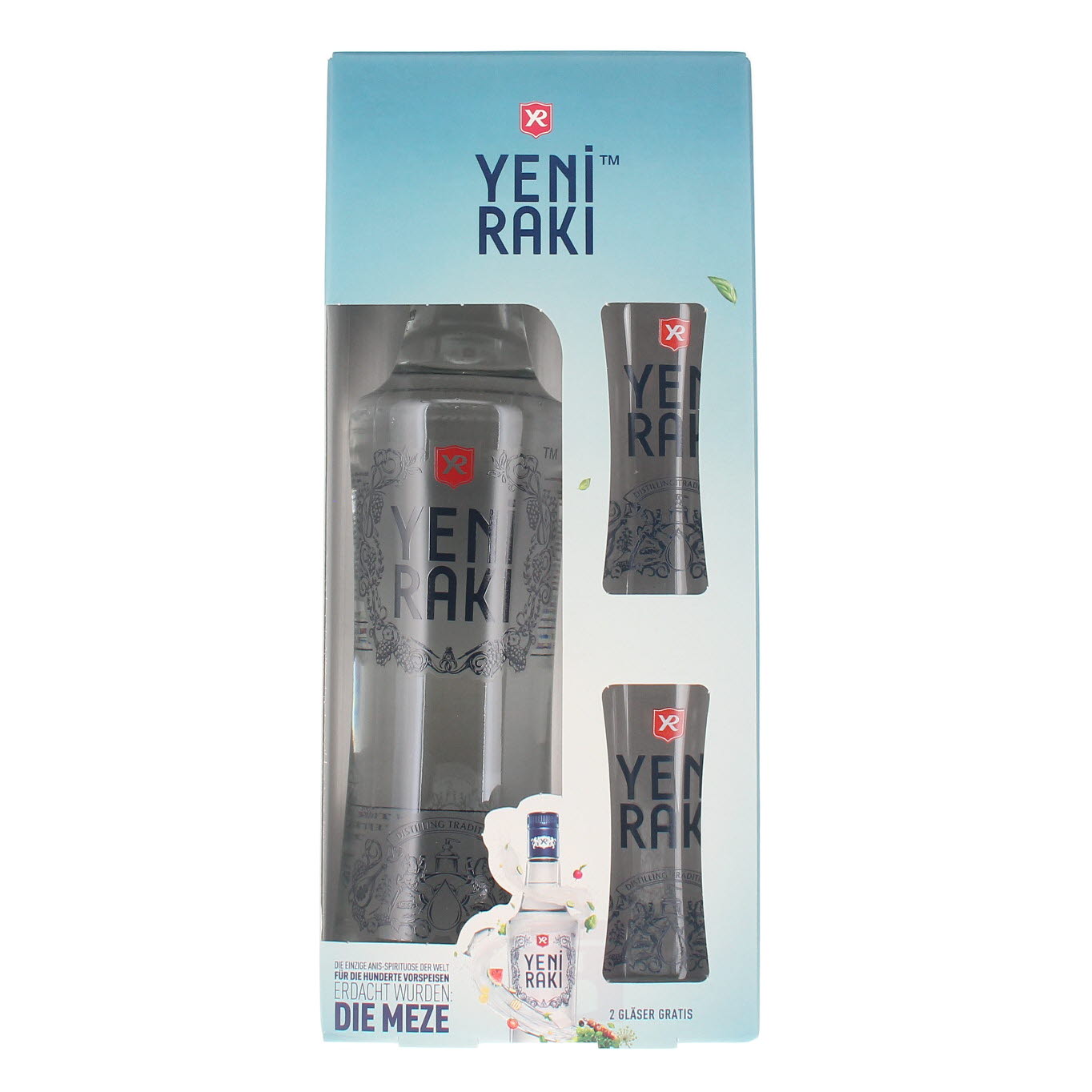 Yeni Raki Geschenkbox mit 2 Gläsern - Gourient